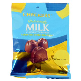 Checkers Chocolate Pralines Milk / Chocolate Strawberry Milk Cream ...