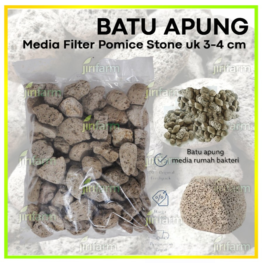 Jirifarm Pumice Stone Filter Media Size 3-4 cm (1 Kg) | Shopee Malaysia