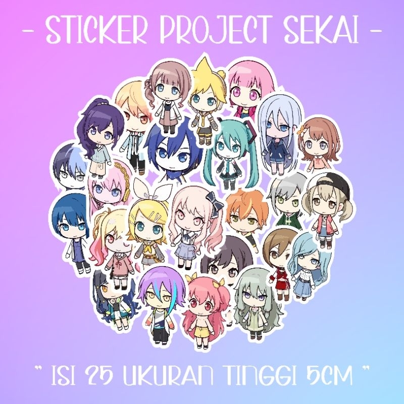 Cute Sekai Project Stickers Sekai Project Characters Sekai Project ...