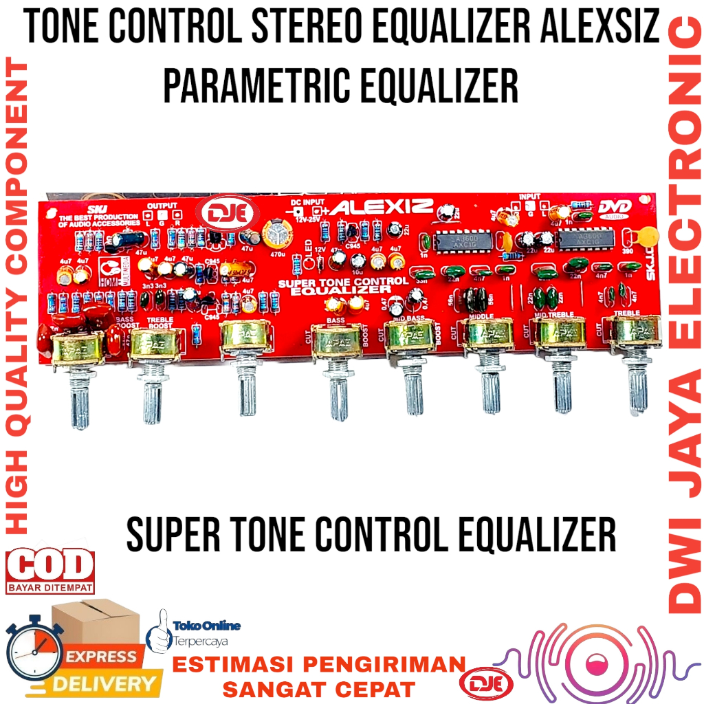 Alexis Super Tone Control Stereo Plus Equaliser | Shopee Malaysia