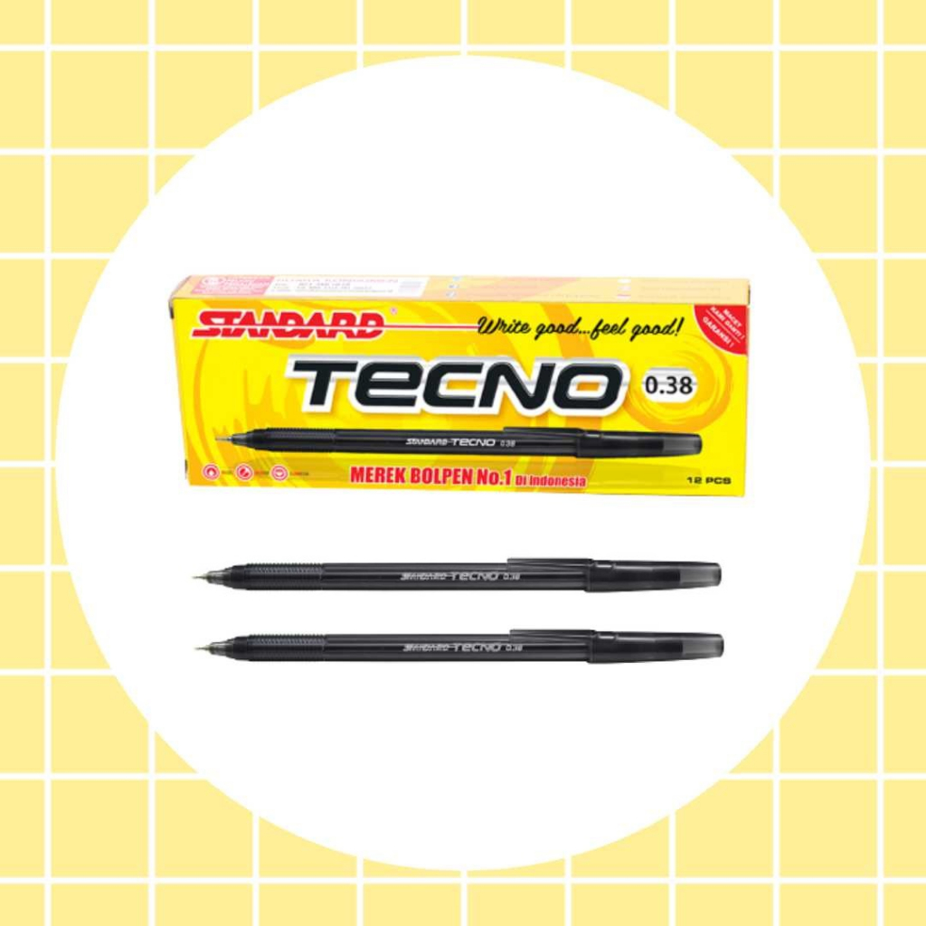 Standard Pen - Tecno 0.38 (Pen, Pen, Ballpoint) | Shopee Malaysia