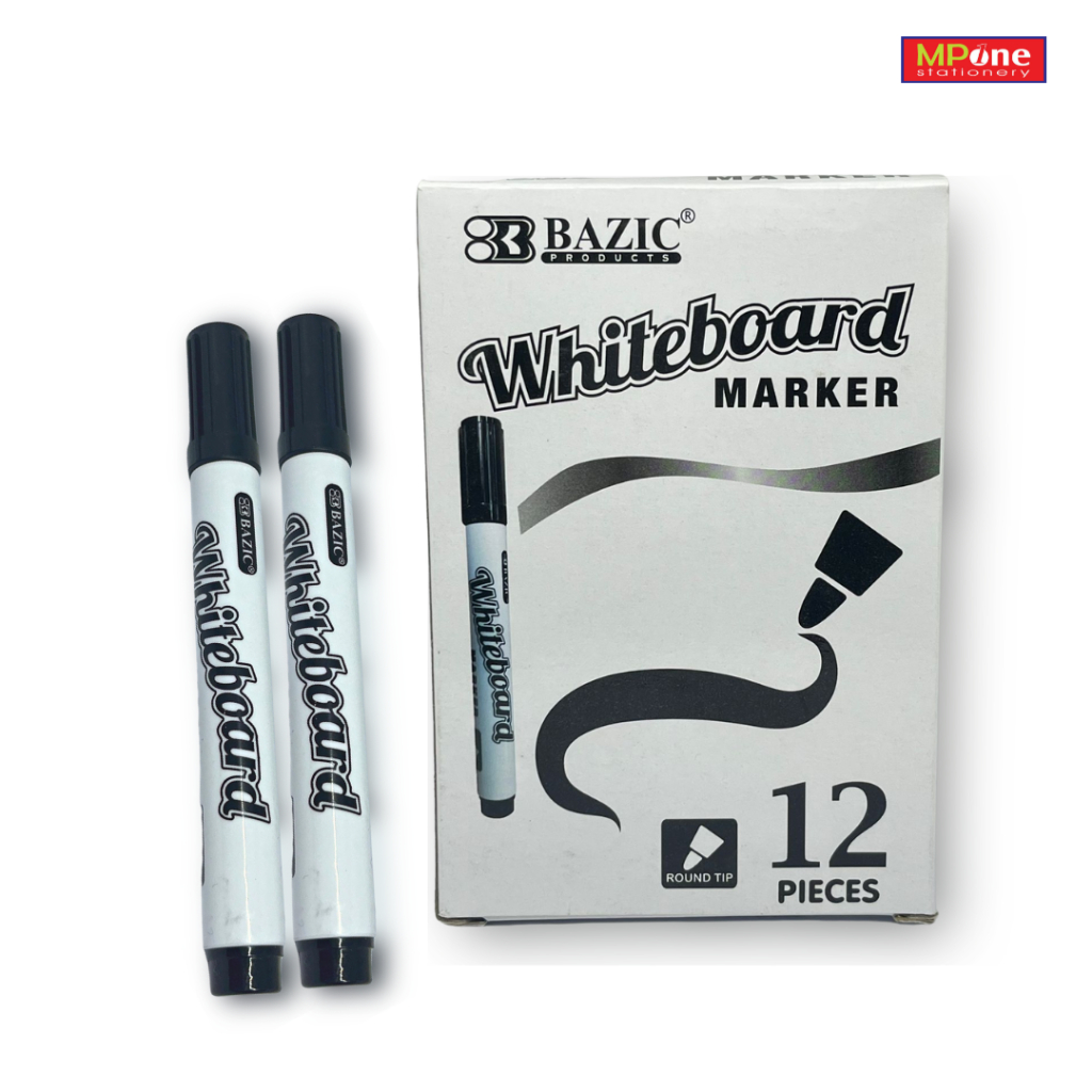 HITAM (1 Pcs) Bazic Whiteboard Markers / Bazic Whiteboard Markers / Non ...