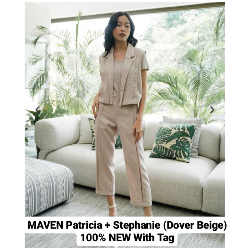 Maven Patricia Stephanie - Dover Beige (100% NEW With Tag) | Shopee ...