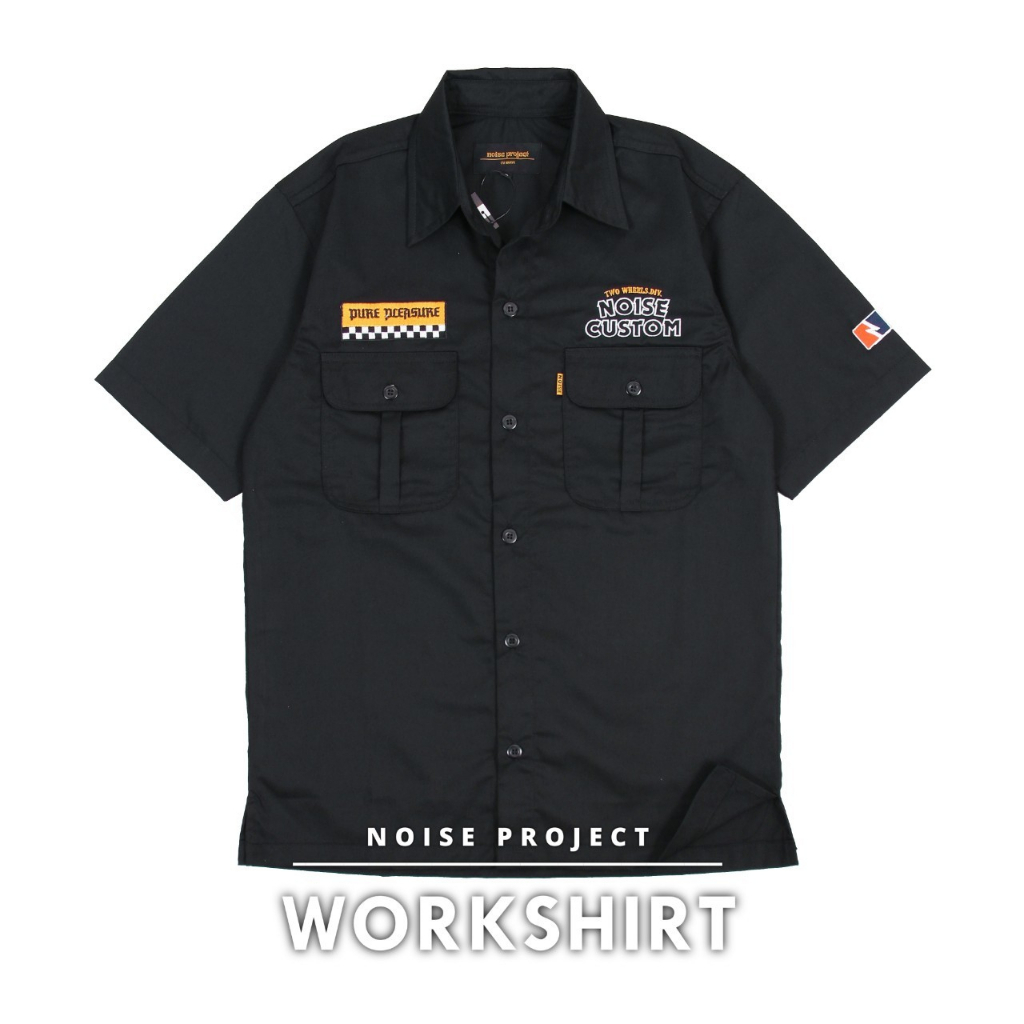 KEMEJA [READY TO SHIP] Men's Workshirt Shirt / Men's Casual Shirt Short ...