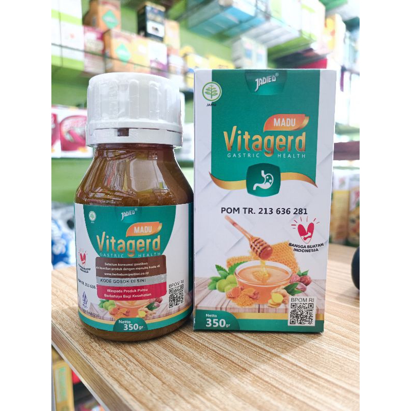 VITAGERD ~ Best Original Herbal Gerd Gastric Acid Ulcer Honey | Shopee ...