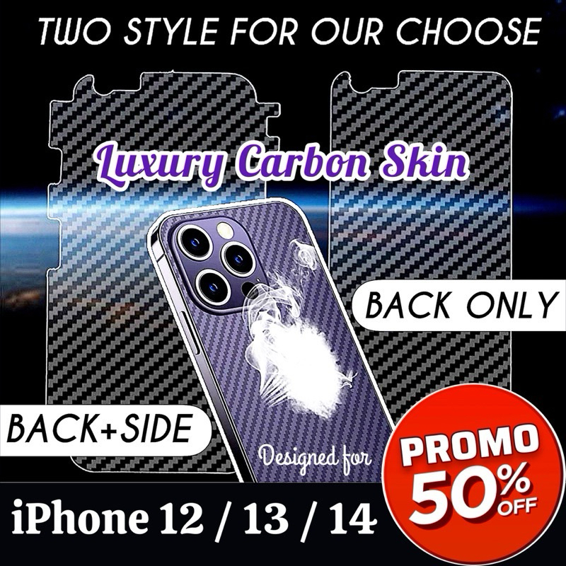 (Free Tools) iPhone 12 /13 /14 Full Cover Carbon Skin Original Body ...