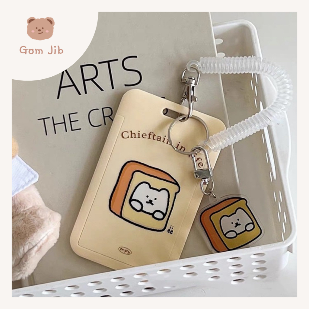 Transparent Aesthetic Cat Card Holder / ID Holder / Lanyard / GOM JIB ...