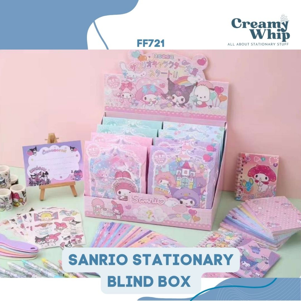 Licensed Sanrio Stationary Blind Box - Sanrio Theme Writing And ...