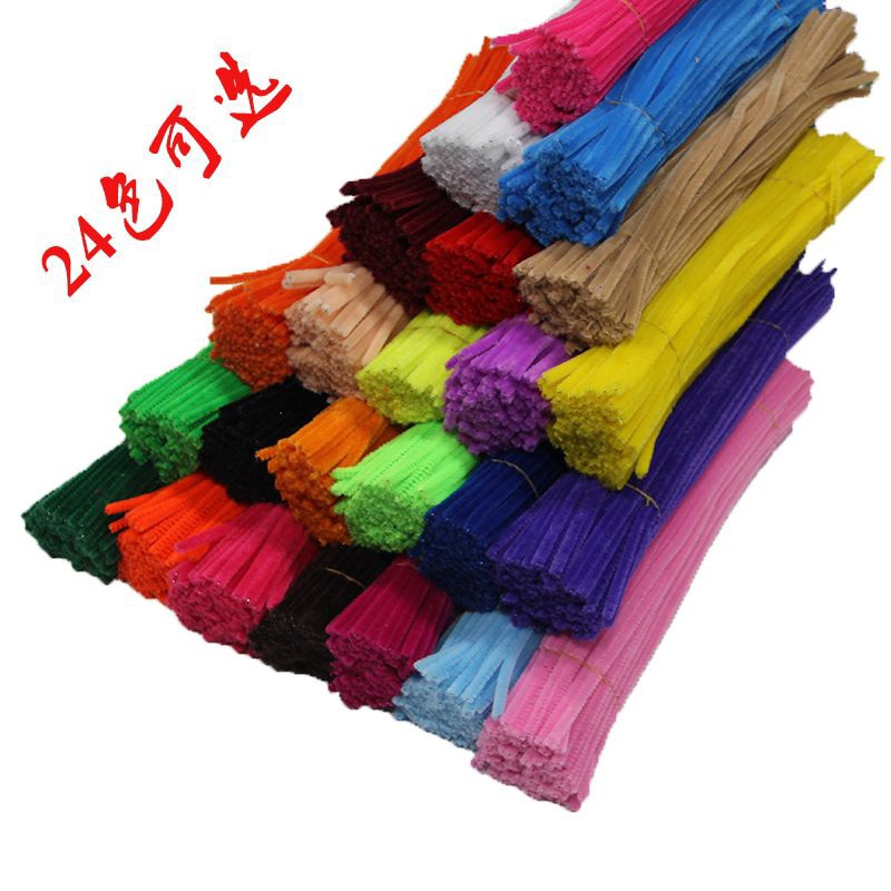 25 plain mercy feather wire pipe cleaner 6 mm pj 30 cm | Shopee Malaysia