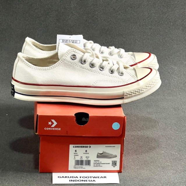 Cv07 Converse 70s Parcment Low Men's and Women's Shoes Casual Shoes ...