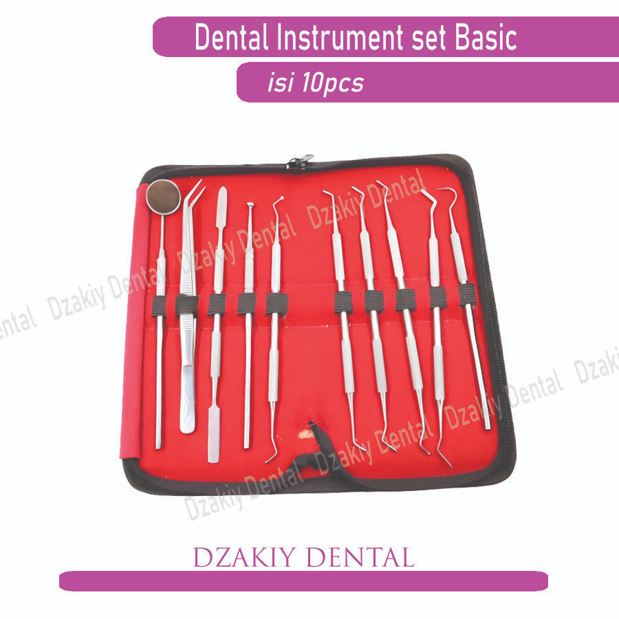 PERALATAN Dental Instrument Set Basic Dental Medical Equipment Dentist ...
