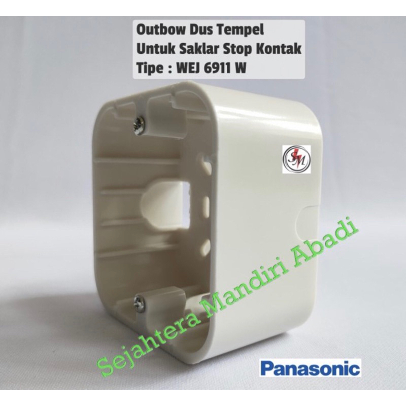 PUTIH Dus Panasonic White White WEJ6911W Paste Socket Switch | Shopee ...
