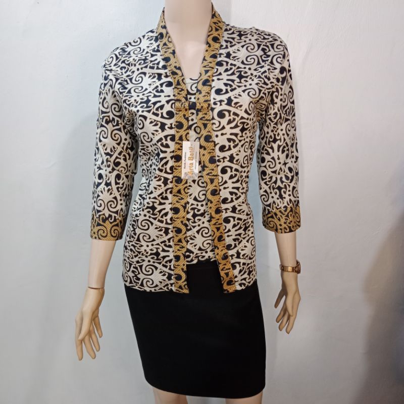 Women's batik blouse model kebaya kalimantan original arta batik Code ...