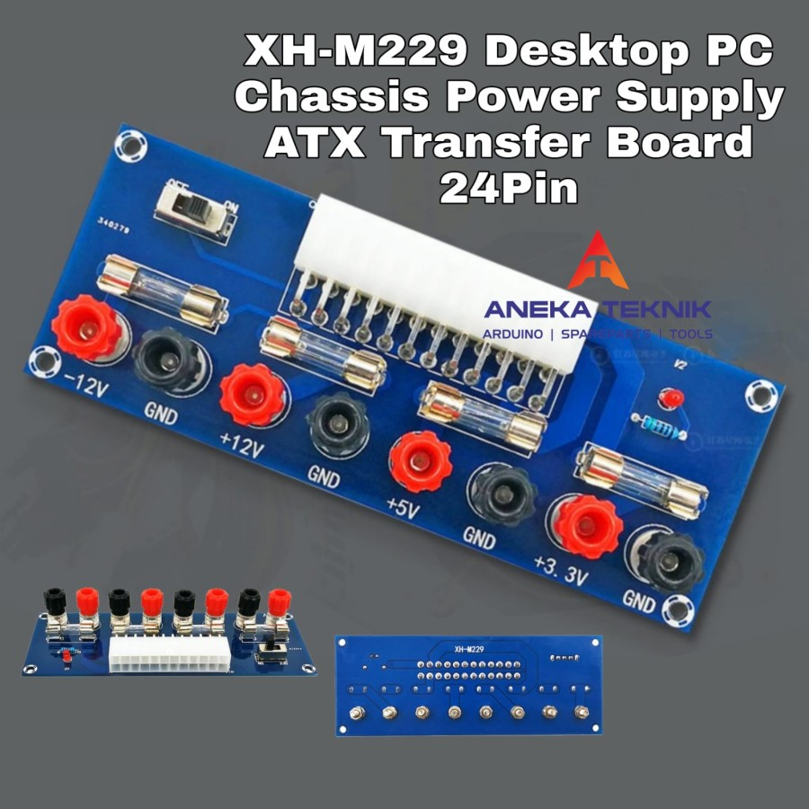 Xh-m229 Desktop PC Chassis Power Supply ATX Transfer Board 24 PIN ...
