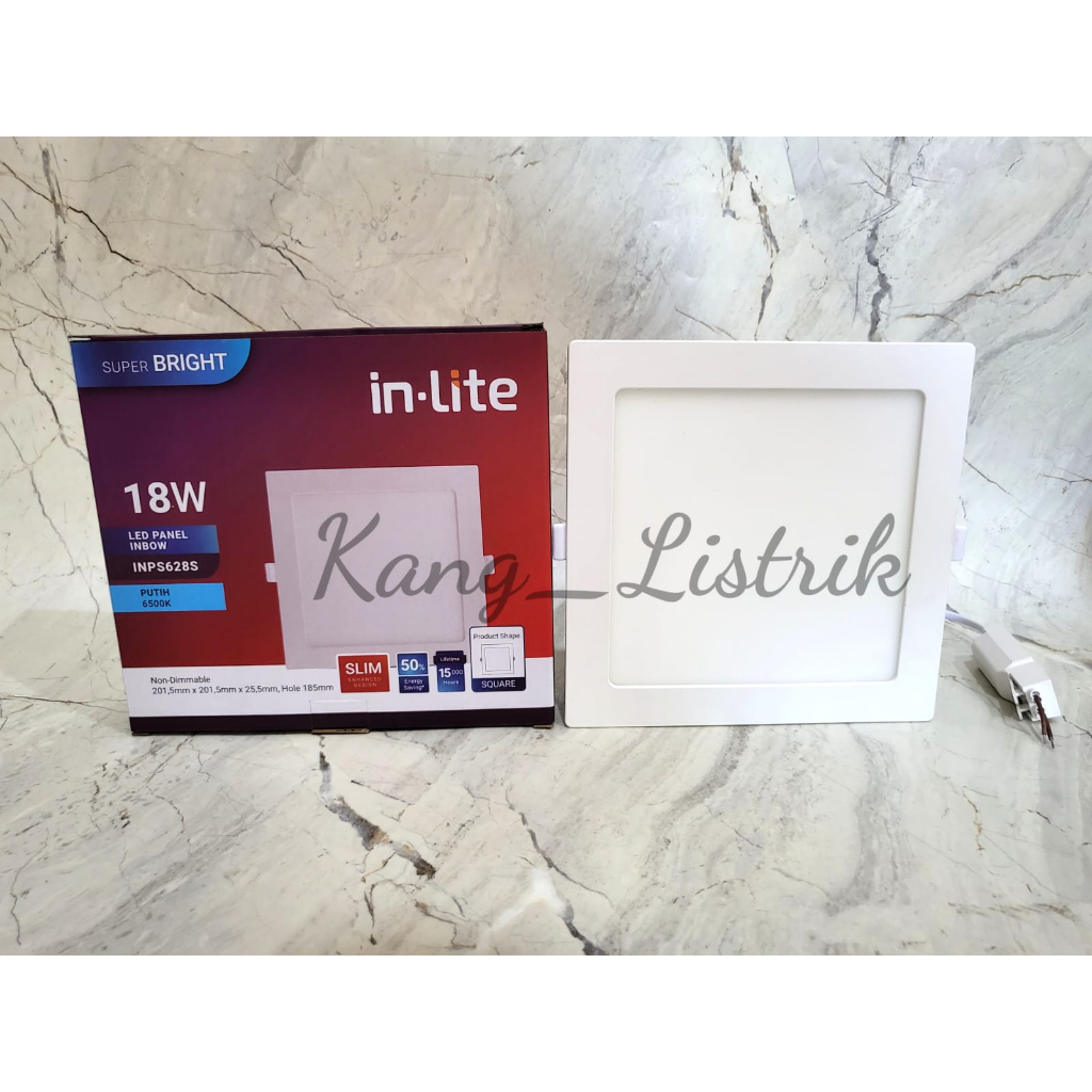 Inlite 18Watt INBOW SQUARE Panel LED Downlight / INPS628S 18W | Shopee ...