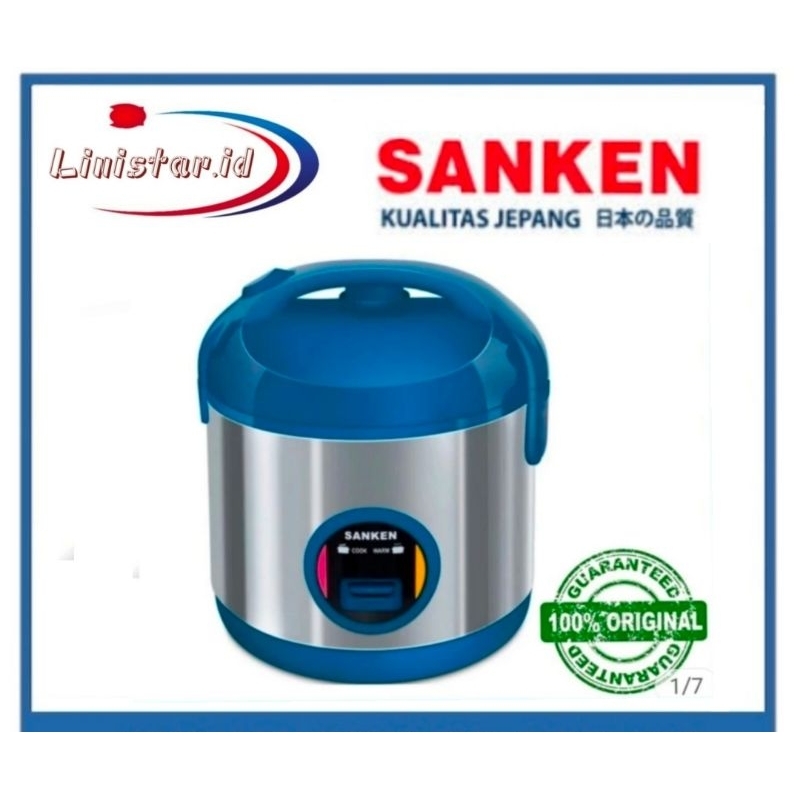 Magic COM SANKEN STANLESS 1 LITER/RICE COOKER SANKEN SJ-203BL ...