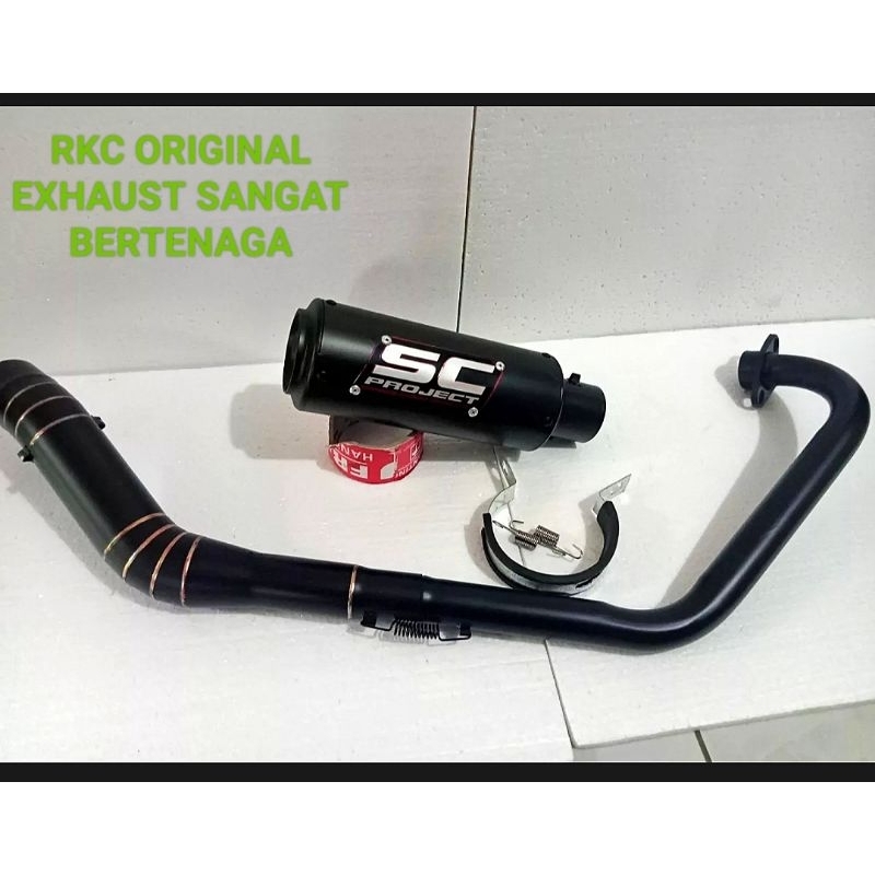 HITAM Sc PROJECT RACING Exhaust FULL Black | Shopee Malaysia