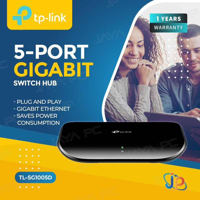 Tp-link TL-SG1005D 5-Port Gigabit Desktop Ethernet Switch Hub | Shopee ...