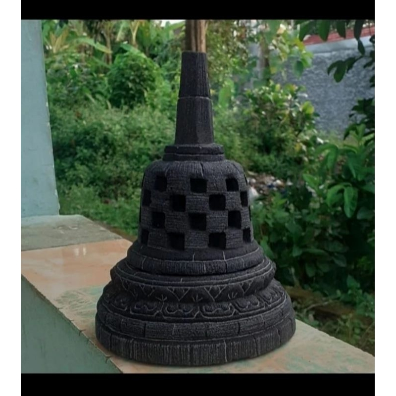 Borobudur Temple STUPA 18CM Miniature STUPA Temple Statue Natural Stone ...