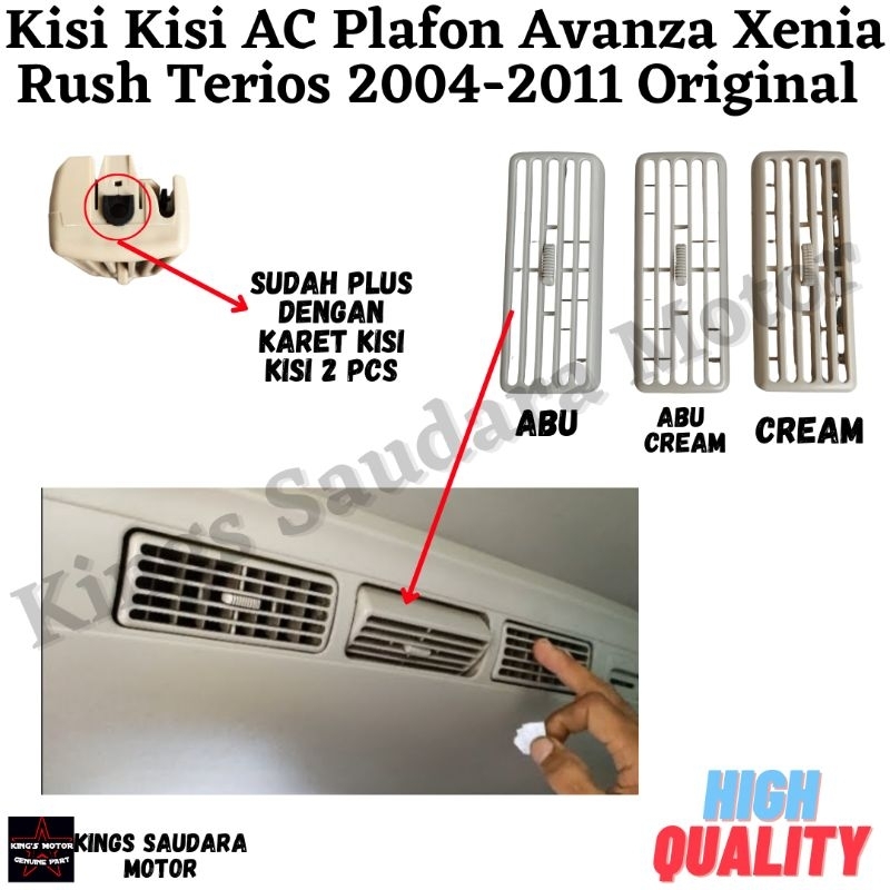 Avanza Xenia Rush Terios 2004-2021 Ceiling Ac Lattice Original | Shopee ...