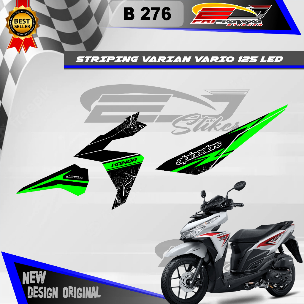 Vario BODY STICKER 125 LED ALPINESTAR CUSTOM VARIOAN COLOR CONCEPTS ...