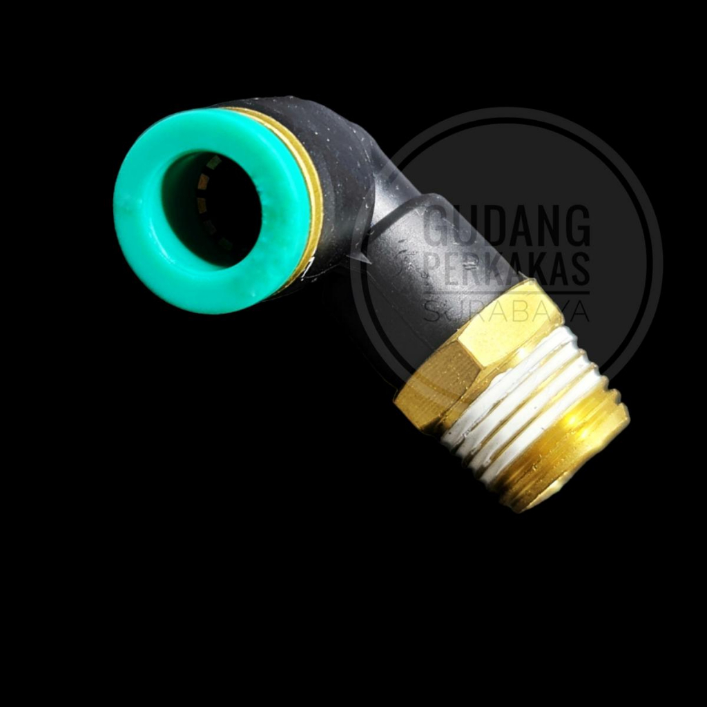 Male ELBOW 6 mm PU HOSE FITTINGS PU FITTINGS PNEUMATIC FITTING ...
