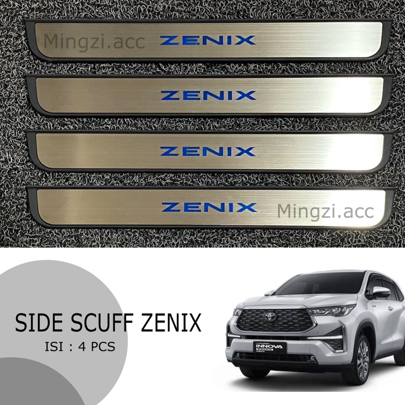 Zenix TOYOTA SIDE SCUFF SILLPLATE Car Door Step SIDE ACTIVO ISOKA ...