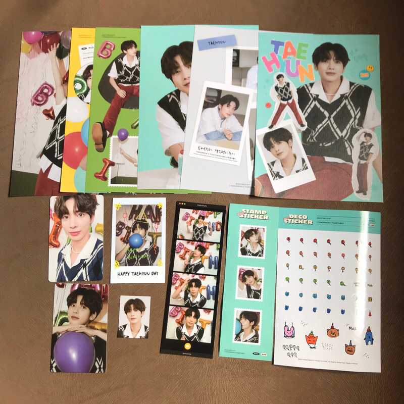 Txt Official Merchandise Sharing Deco Kit Birthday Party 2023 Member ...
