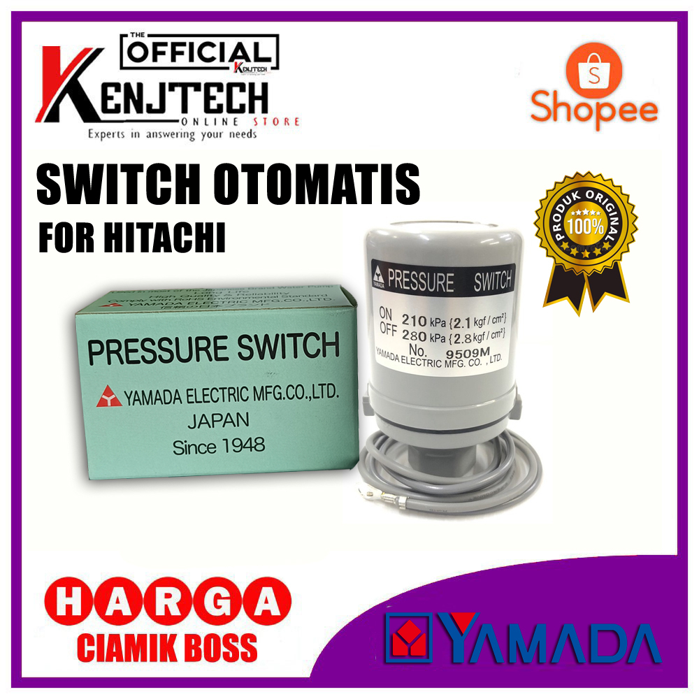 Automatic ORIGINAL YAMADA WATER PRESSURE SWITCH PUMP (For Hitachi ...