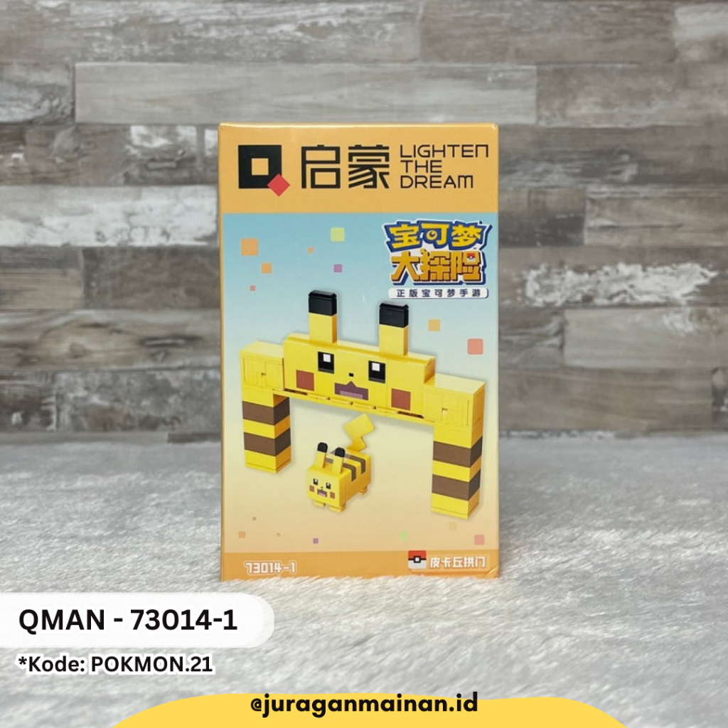 Qman TOYS Pokemon Quest Arch Series - Bricks Blocks Dismantle and ...
