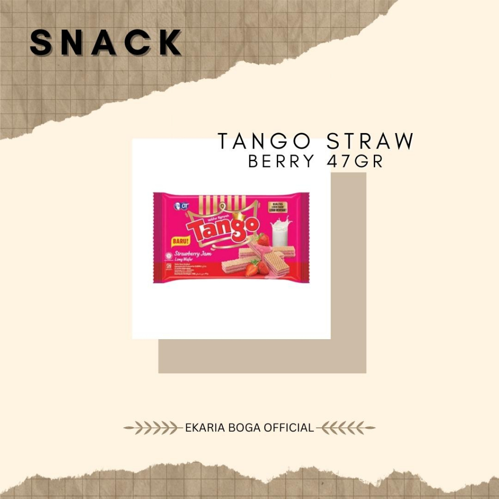 SNACK | Biscuits | Wafers | TANGO | WAFER TANGO | TANGO STRAWBERRY 47GR ...
