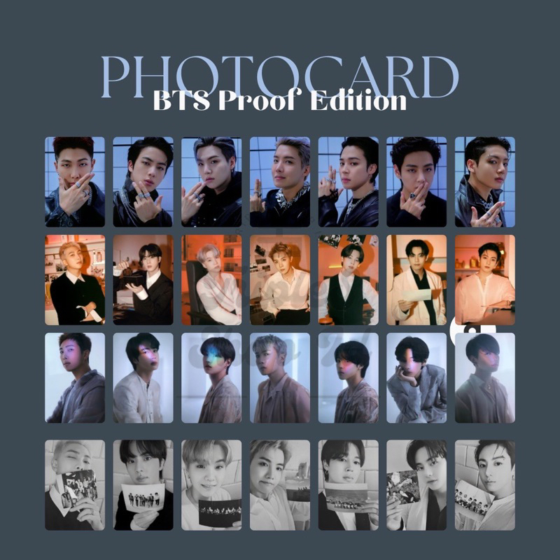 Bts PROOF PHOTOCARD | Bts PROOF EDITION | Proof POWERSTATION | Standard PROOF | Proof BTS ...