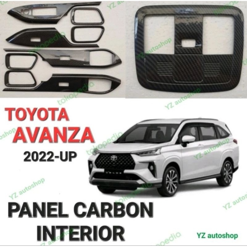 Avanza 2022-UP Interior Carbon Panels (9pcs) | Shopee Malaysia