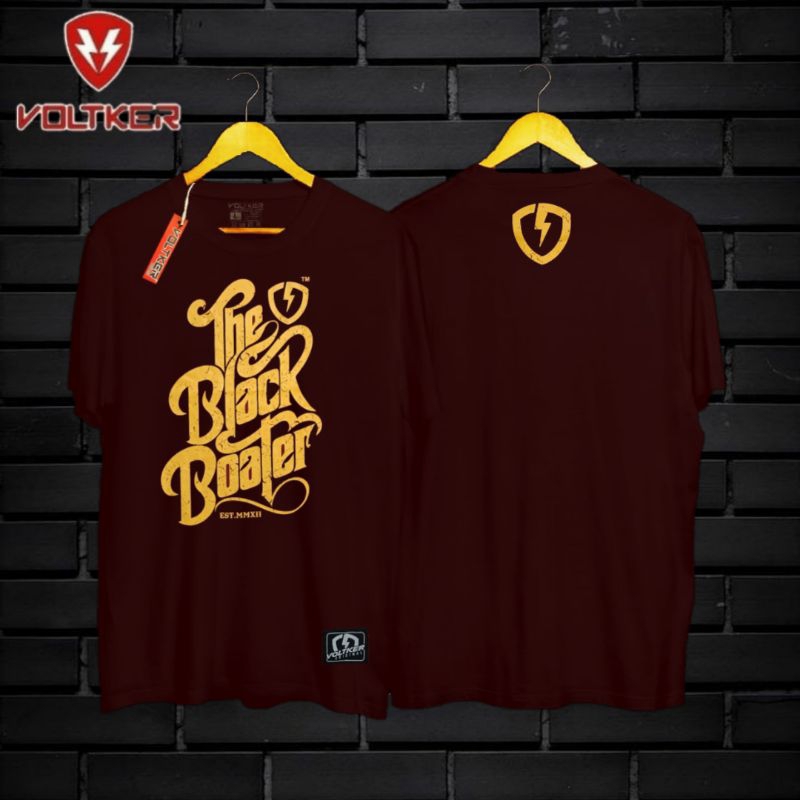 Voltker Distro T-Shirt - the black boater | Shopee Malaysia