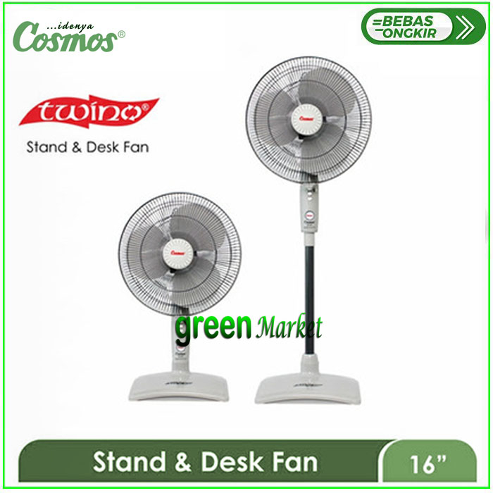 Cosmos 16 SN Fan Stand Fan - Desk Fan (Sitting - Standing) | Shopee ...