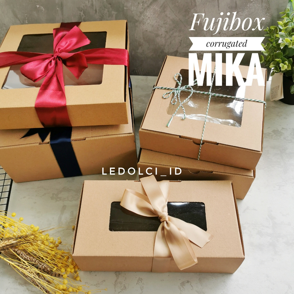 (5Pcs) Mica BOX BOX KRAFT CORRUGATED Mica BOX HAMPERS FUJIBOX | Shopee ...