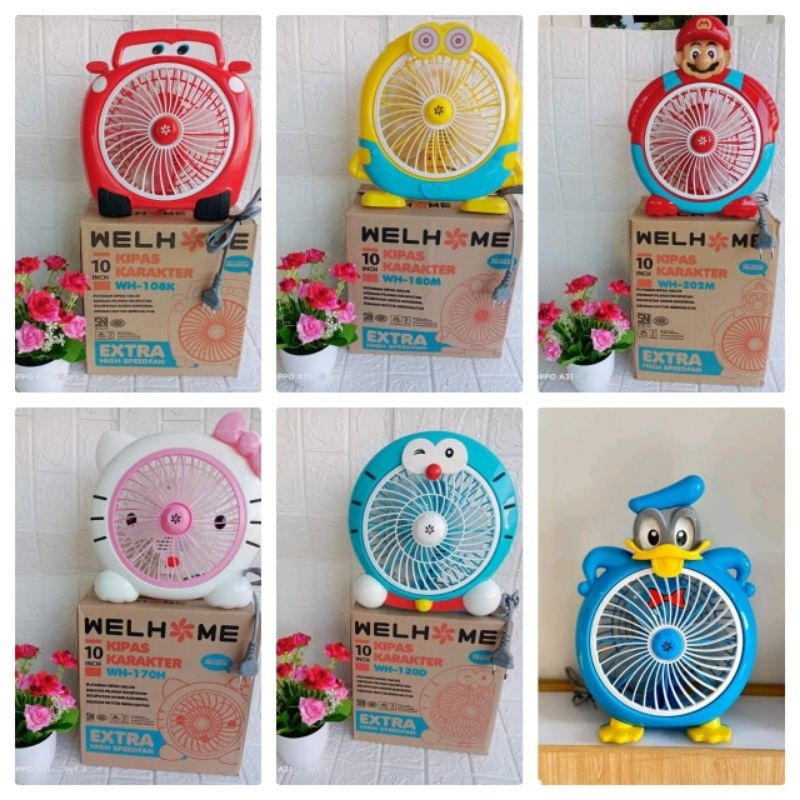 Doraemon Hellokity Character Desk Fan Sitting Fan | Shopee Malaysia