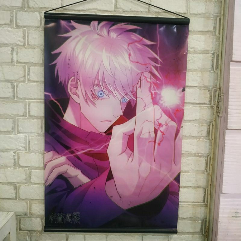 Large POSTER GOJO Satoru jujutsu kaisen cloth 60 cm anime [nori.little ...
