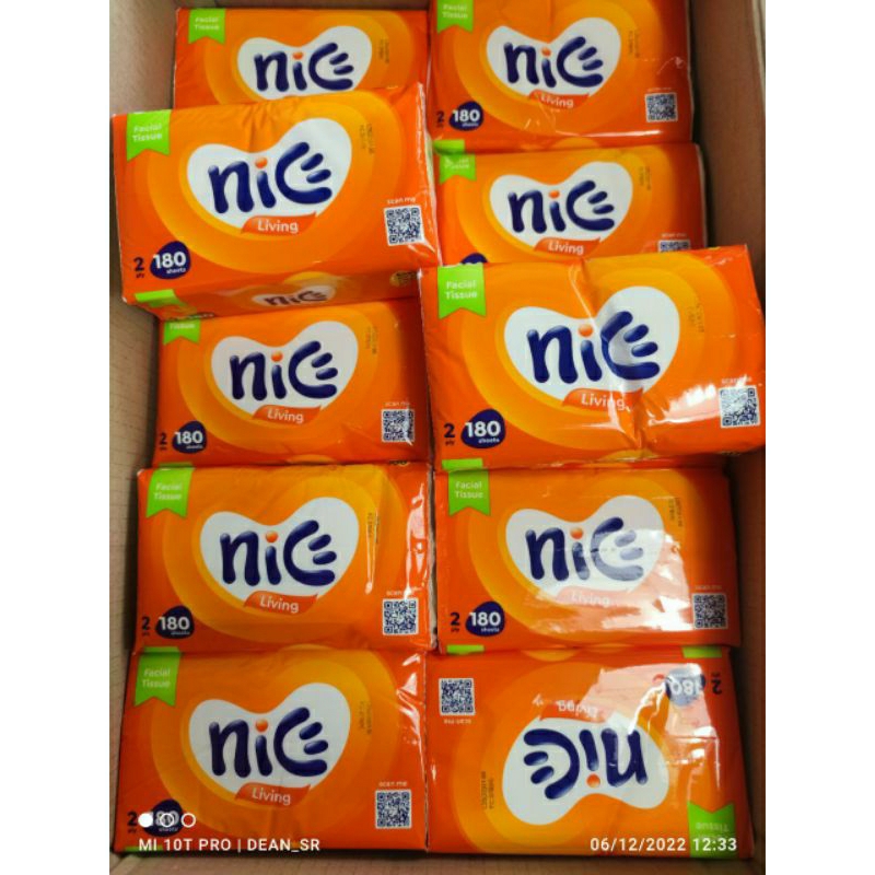 Nice Tissue 2ply 180 (1kg fits 6pcs) | Shopee Malaysia
