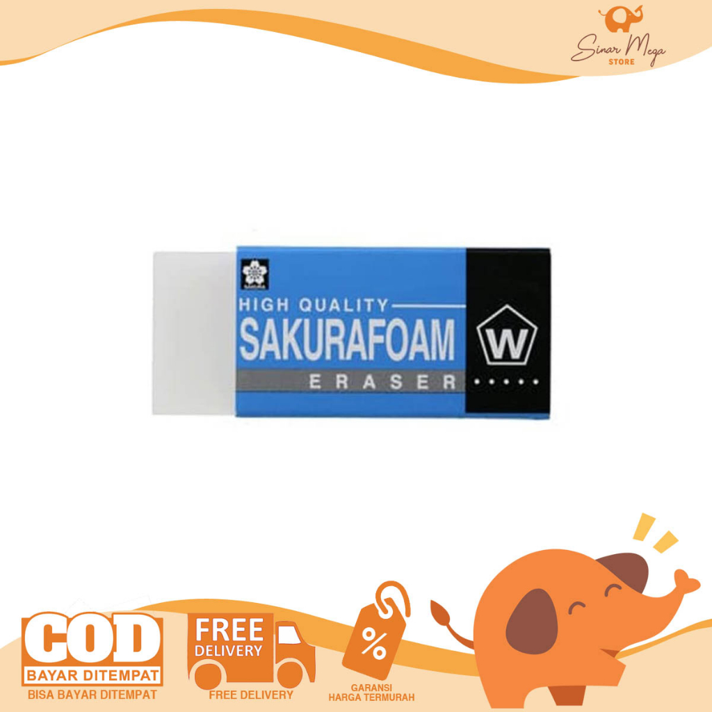 Sakura Foam Eraser Large Eraser XRFW-100 | Shopee Malaysia