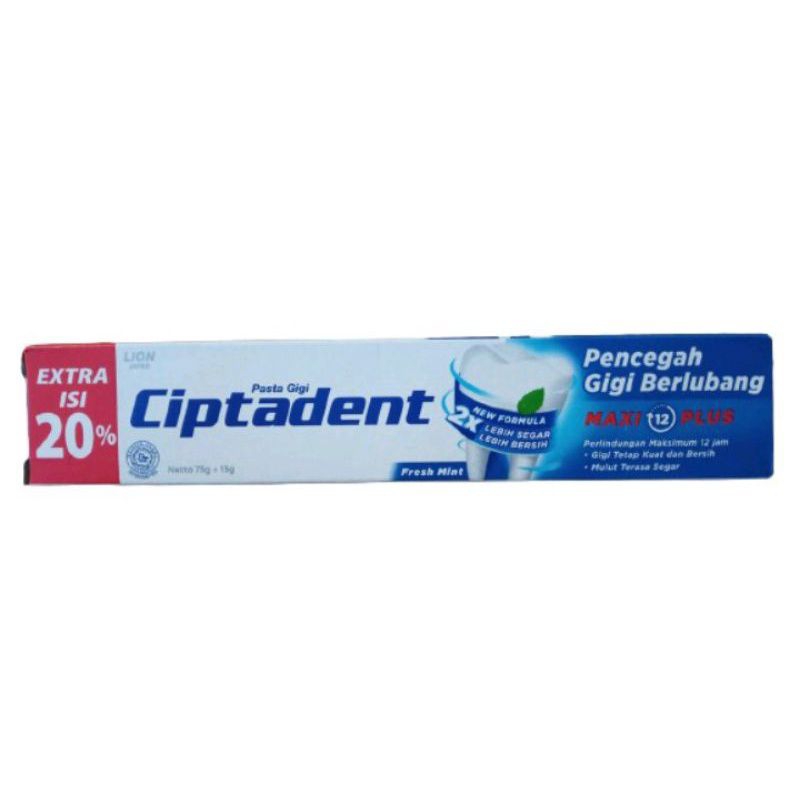 Ciptadent Toothpaste (75GR+15GR) | Shopee Malaysia