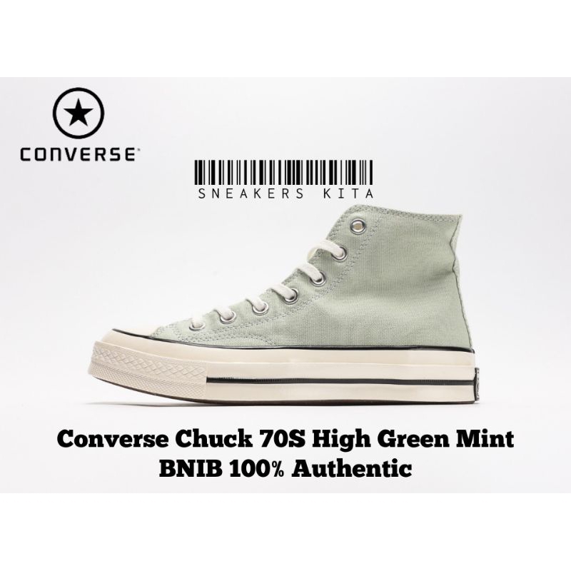 Converse Chuck Taylor All Star 1970s High Green Mint Shoes 168036C 100% ...
