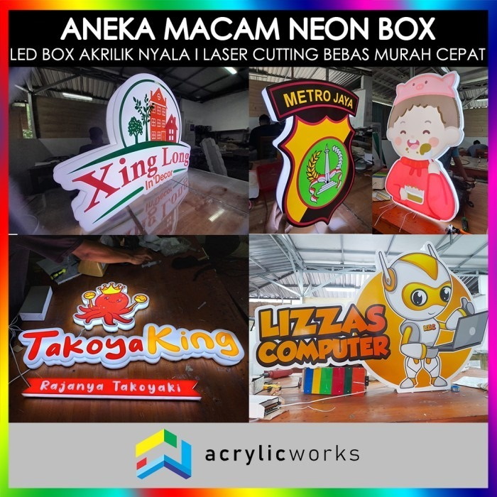 Custom LED NEON BOX According To Design | Shopee Malaysia
