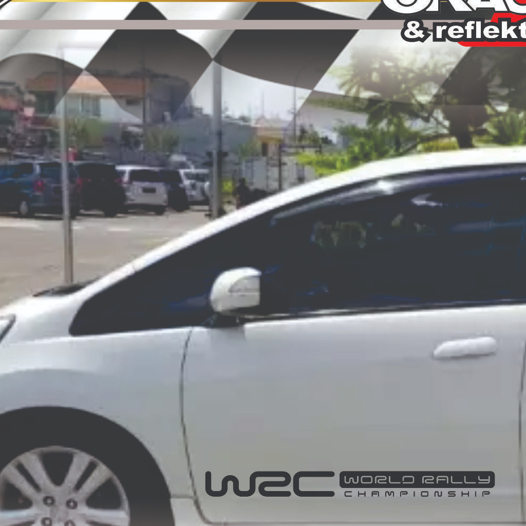 Cutting Sticker Car Door Body WRC A Pair Of Side Stickers | Shopee Malaysia