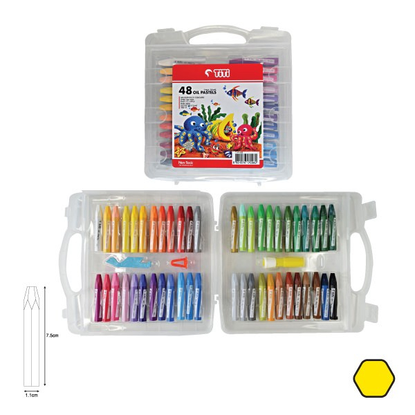 Oil Pastel Titi / Crayon Titi 12 colors/Crayon Titi 18 colors/Crayon ...