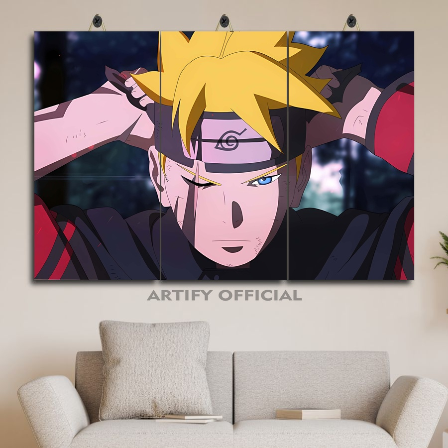KAYU Newest ANIME BORUTO POSTER 45X30 MULTI PANEL / ANIME BORUTO KAWAKI ...