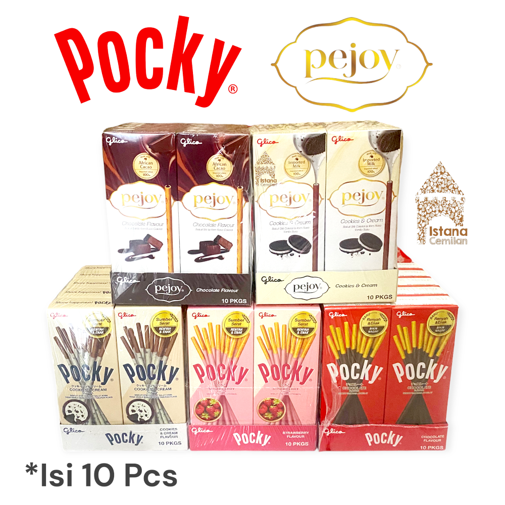 Glico Pocky / Pejoy MINI Half size 20 Gram PACK (isi 10 pcs) | Shopee ...