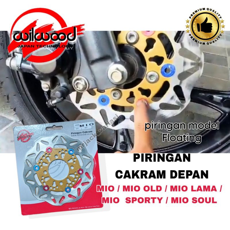 FRONT DISC BRAKE MIO FRONT DISC PLATE MIO FRONT DISC PLATE Old/Old MIO ...
