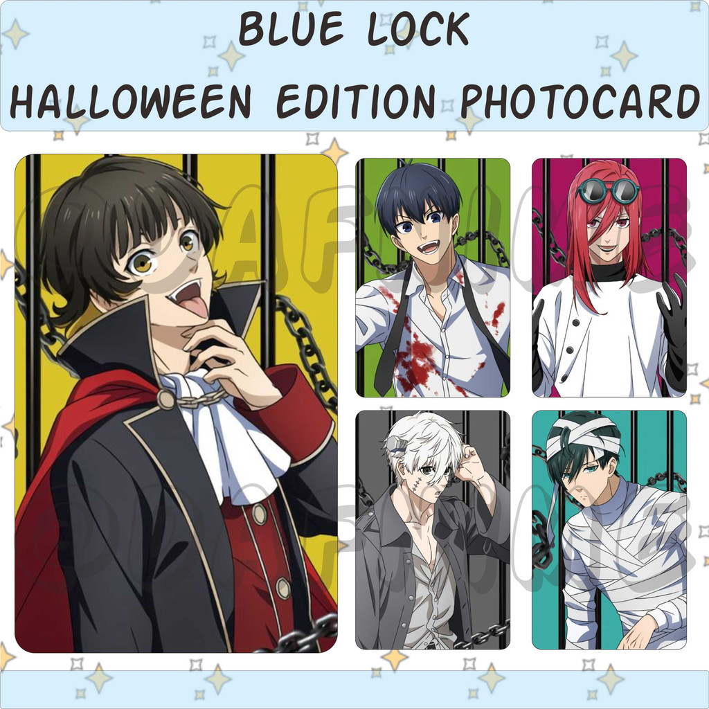 BLUE LOCK HALLOWEEN EDITION PHOTOCARD ANIME | Shopee Malaysia