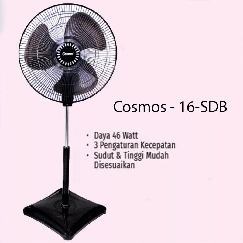 Cosmos - 16inch 16-SDB Stand Fan | Cosmos 16" Fan Stand 3 Speed Levels ...